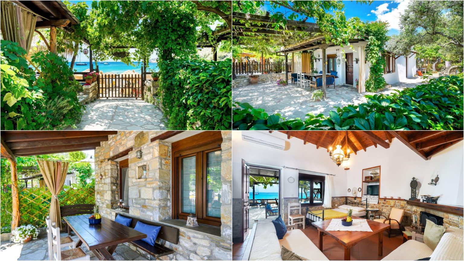 Casa de Vacanta pe malul marii - cu plaja privata in Thassos - Grecia ...